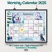 2025 Editable Dog-themed Monthly Calendar, Printable PDF for Dog Lovers ...