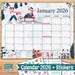 EDITABLE January 202 Calendar - Printable PDF With Holidays, Blank ...