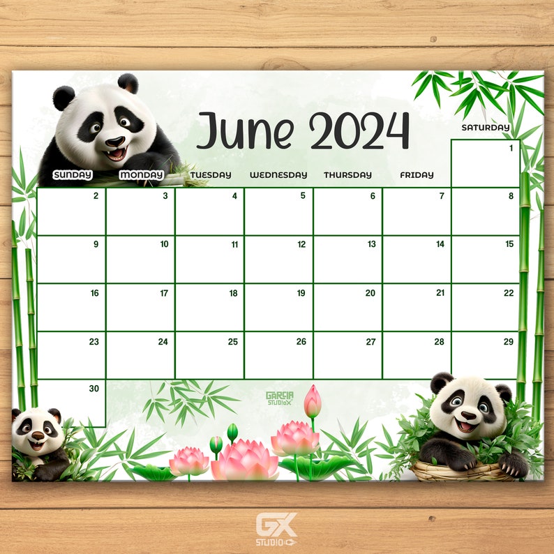 EDITABLE June 2024 Calendar, Fillable Summer Planner, Monthly Schedule ...