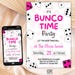 EDITABLE Bunco Time Party Invitation, Customizable PDF Download ...