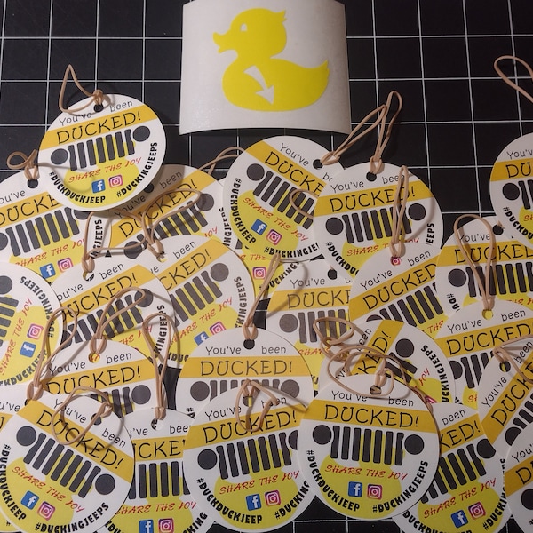 Jeep Duck Tags - Etsy