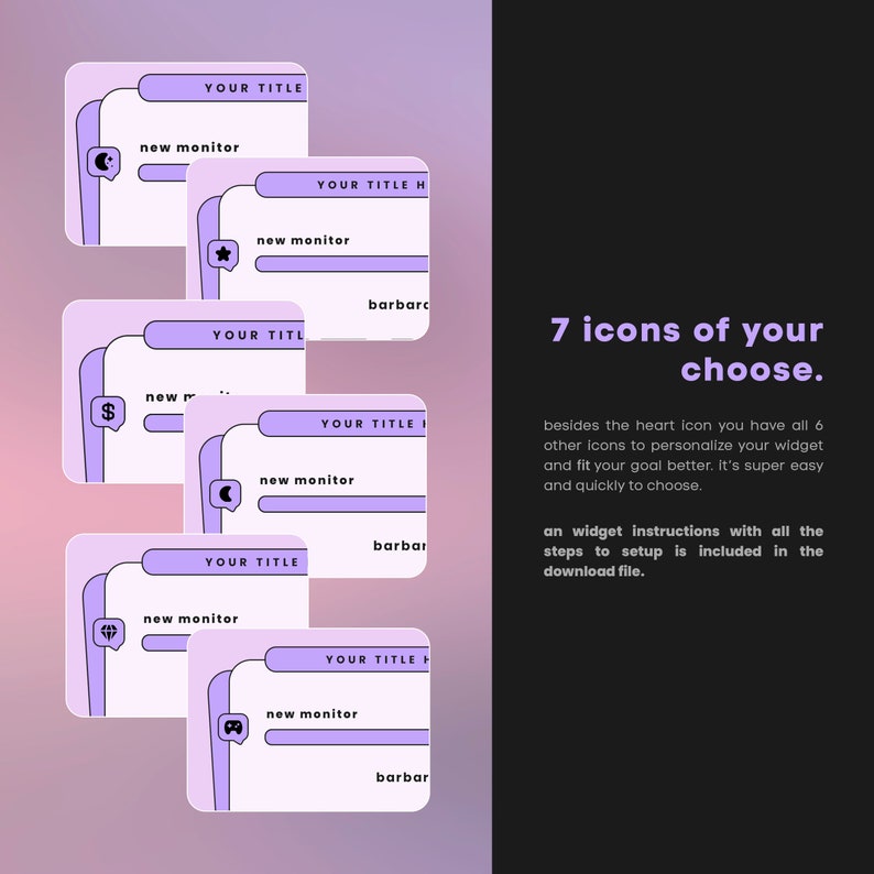 Countdown Goal Widget: With Integrated Alerts | for Subathon and Daily ...
