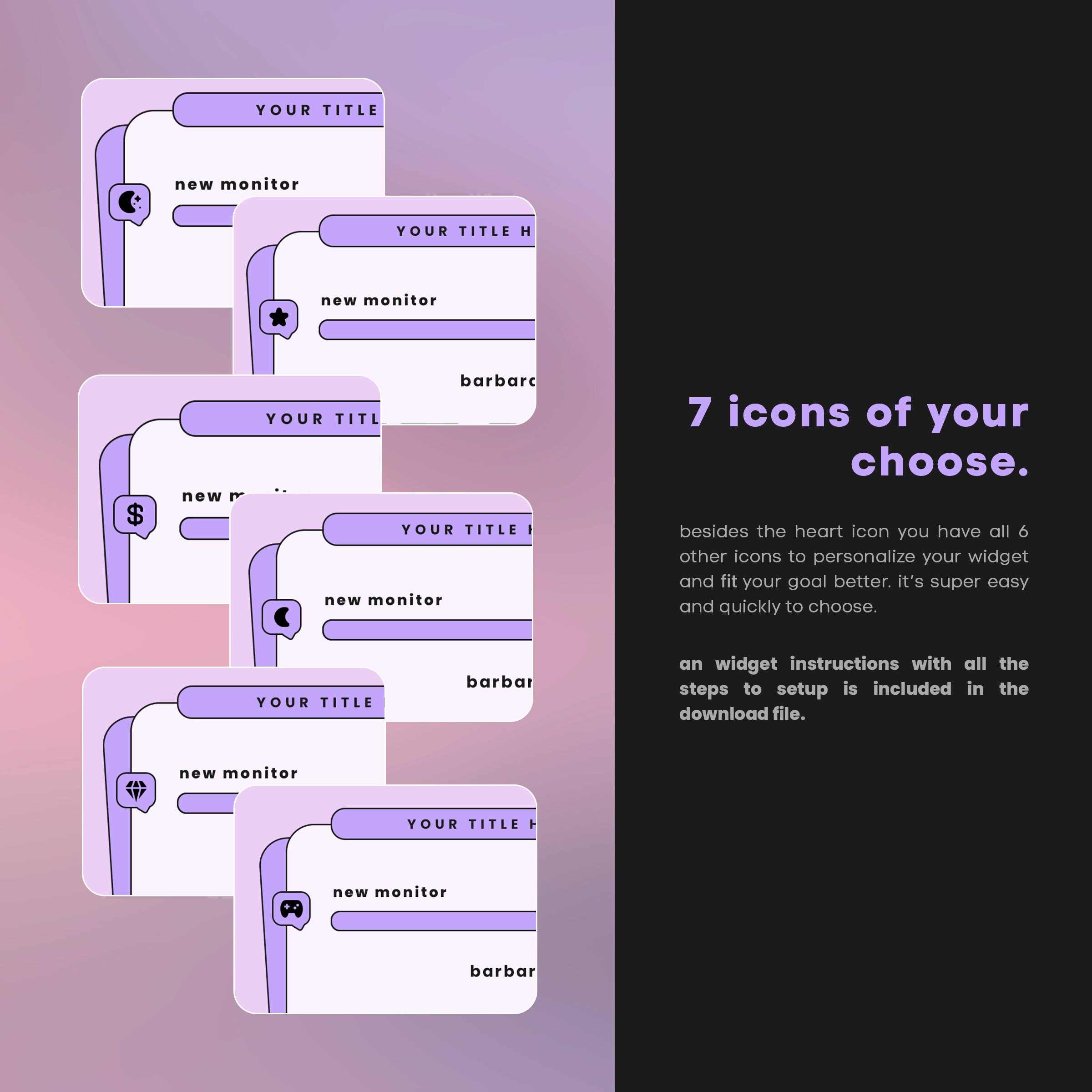 Countdown Goal Widget: With Integrated Alerts | for Subathon and Daily ...