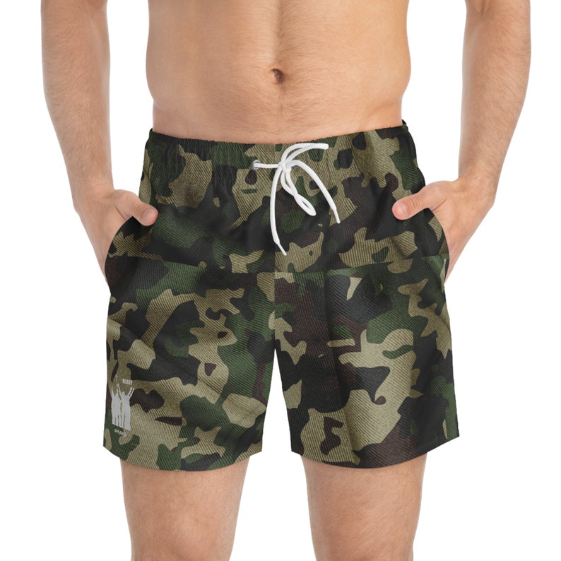 Camo, Christian, Men's, Jesus, Religious, Swimsuit, Water, Swimming ...