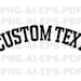 Custom Text Svg, Custom Svg, Personalized Svg, Groovy Text Svg, Create ...