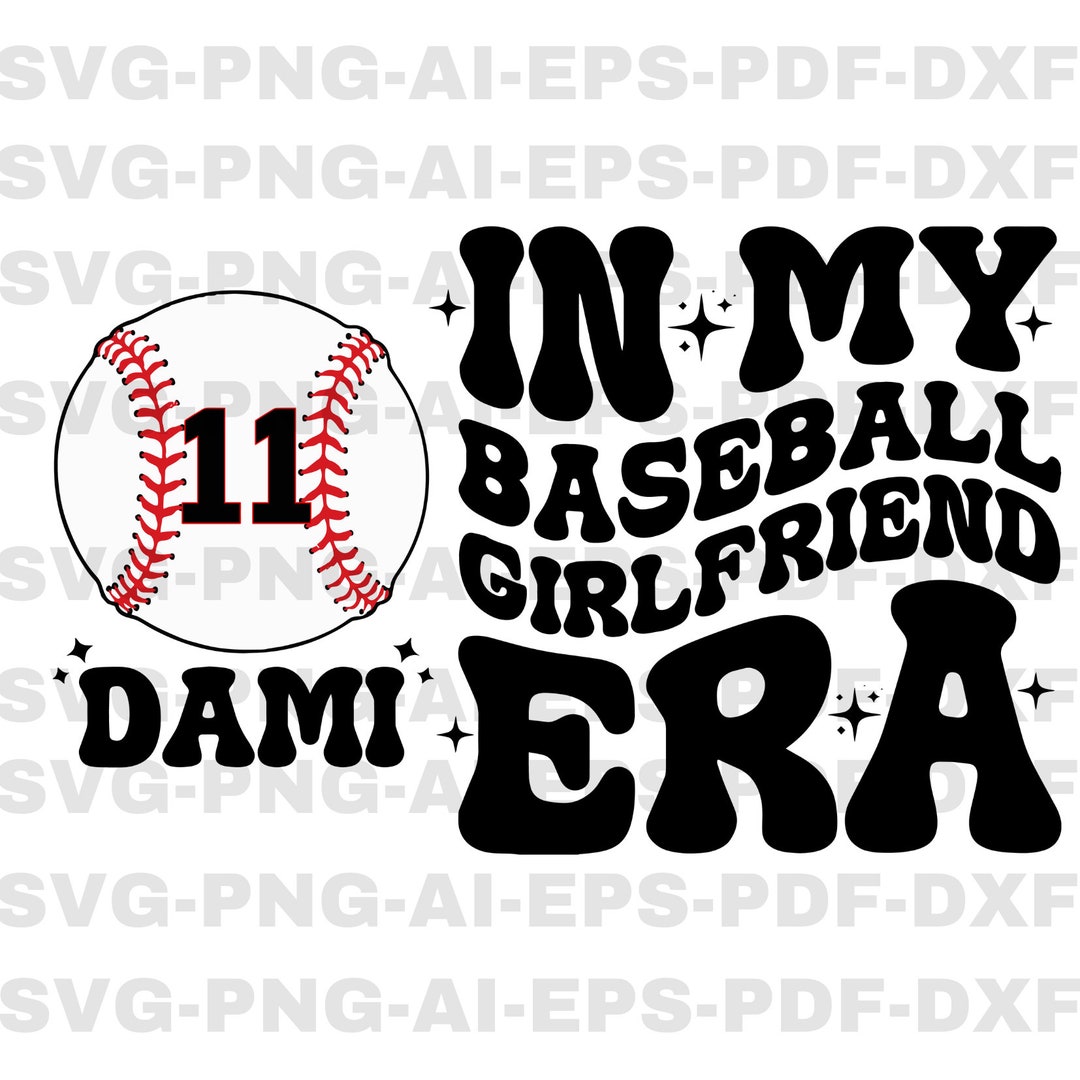 Custom in My Baseball Girlfriend Era Svg, Baseball Girlfriend Svg, Loud ...