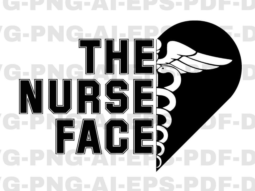 The Nurse Face Svg, Nurse Face Png, Nurse Png, Nurse Svg, Medical Svg ...