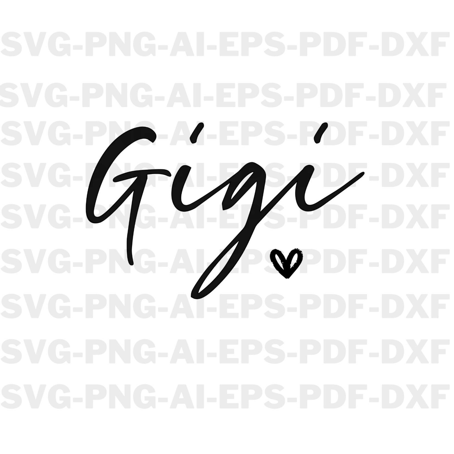 Gigi Svg, Gigi Png, Grandmother Svg, Grandma Svg - Etsy