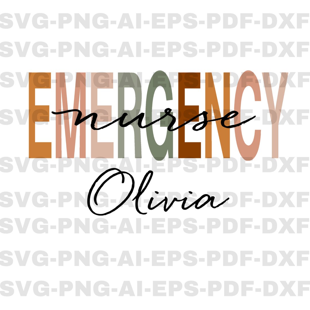Custom Emergency Department Svg, Emergency Nurse Svg, Emergency Room ...