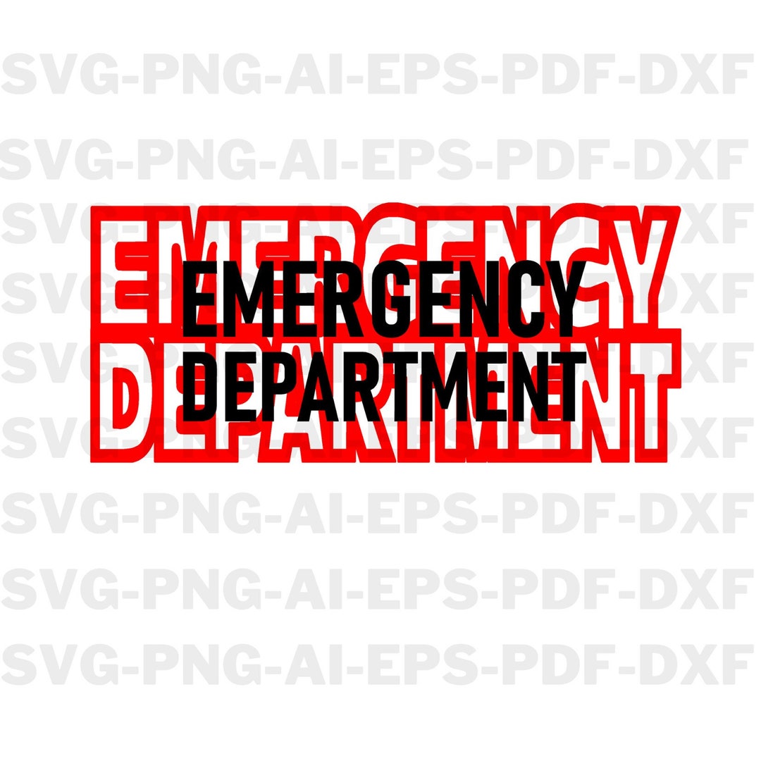 Emergency Department Svg, Emergency Svg, Emergency Department Nurse Svg ...