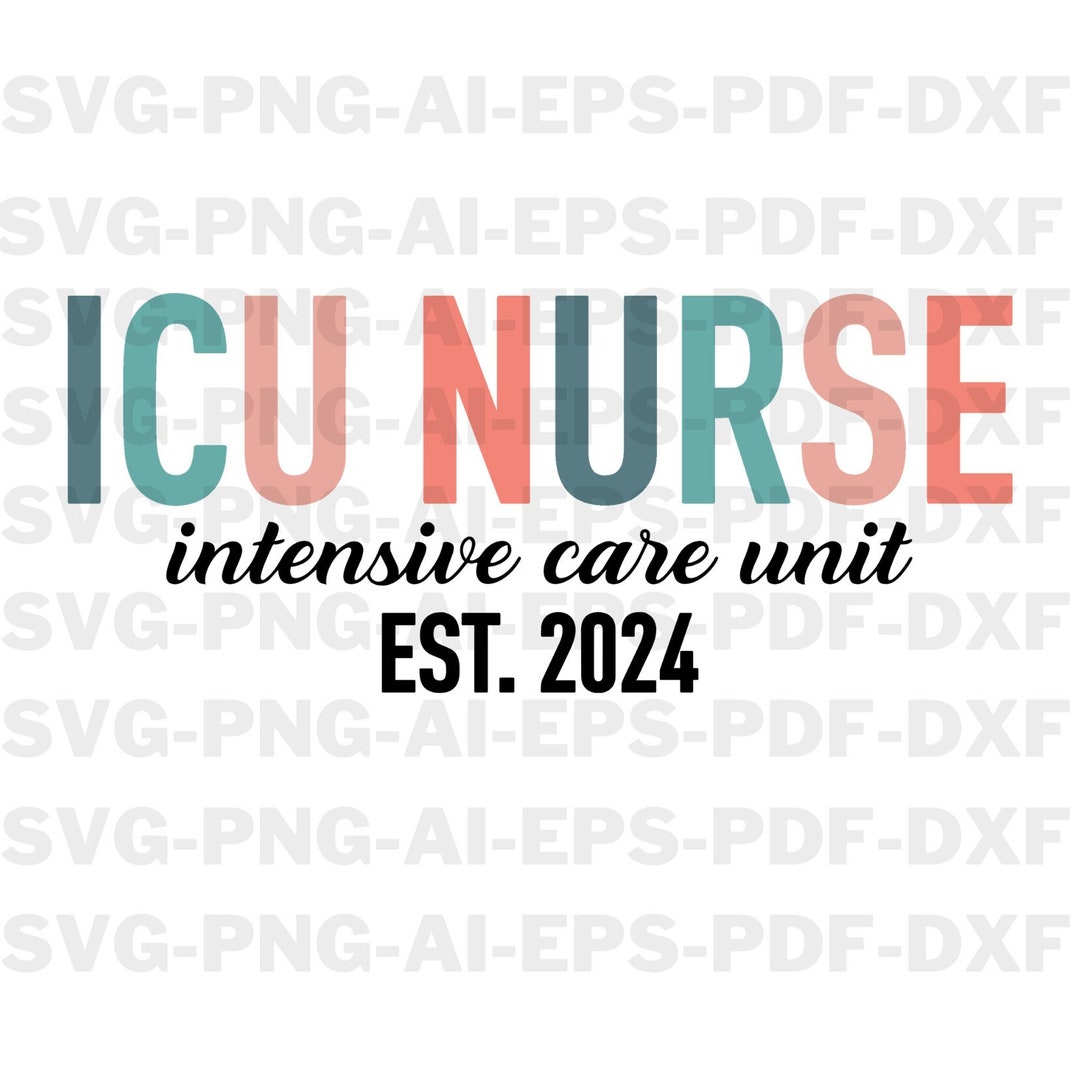 Intensive Care Nurse Svg, ICU Nurse Svg, Critical Nurse Png, Nurse Life ...