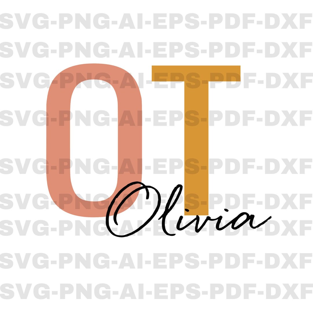 Custom Occupational Therapy Svg, OT Svg, Colorful Retro Therapist Svg ...