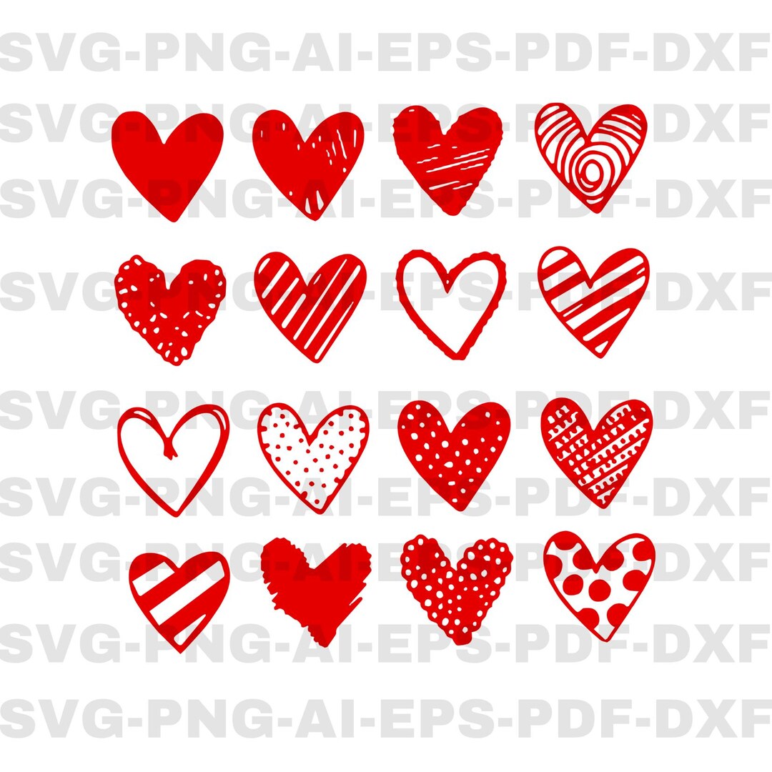 Valentines Day Svg, Valentine Heart Svg, Valentines Day Hearts Svg ...