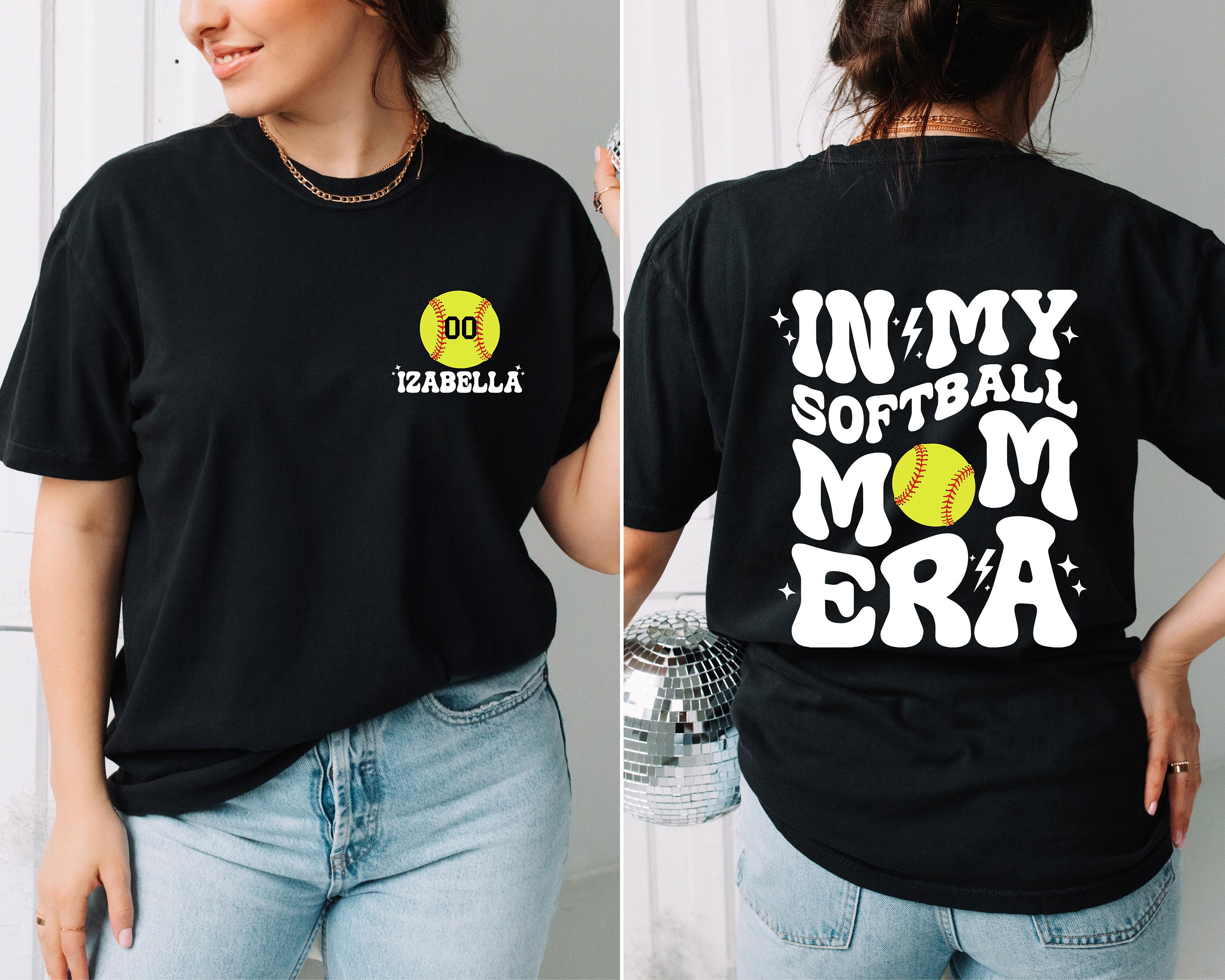 Custom in My Softball Mom Era Svg, Softball Mama Svg, Mother's Day Svg ...