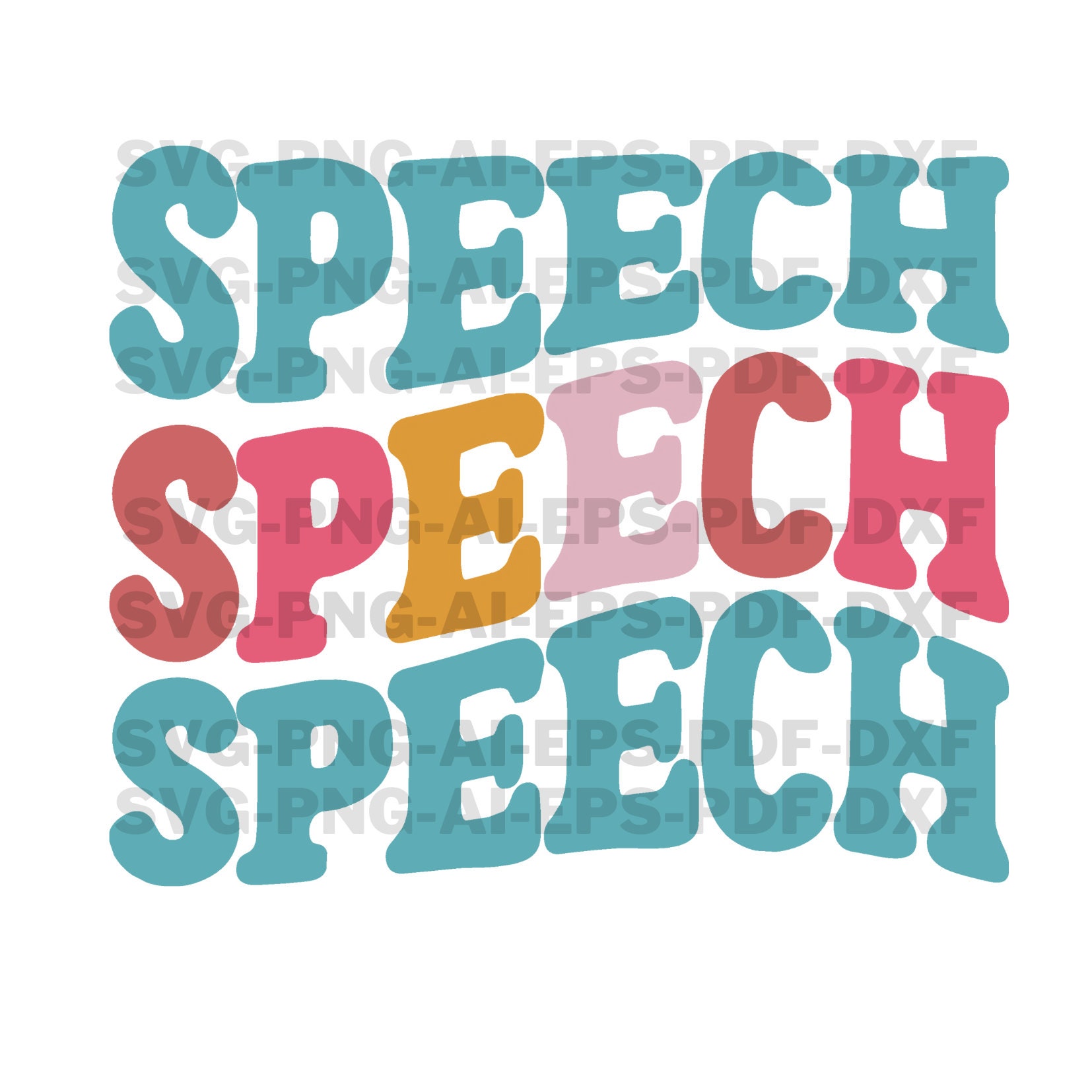 Speech Therapy Svg Speech Language Pathologist Svg SLP Png - Etsy