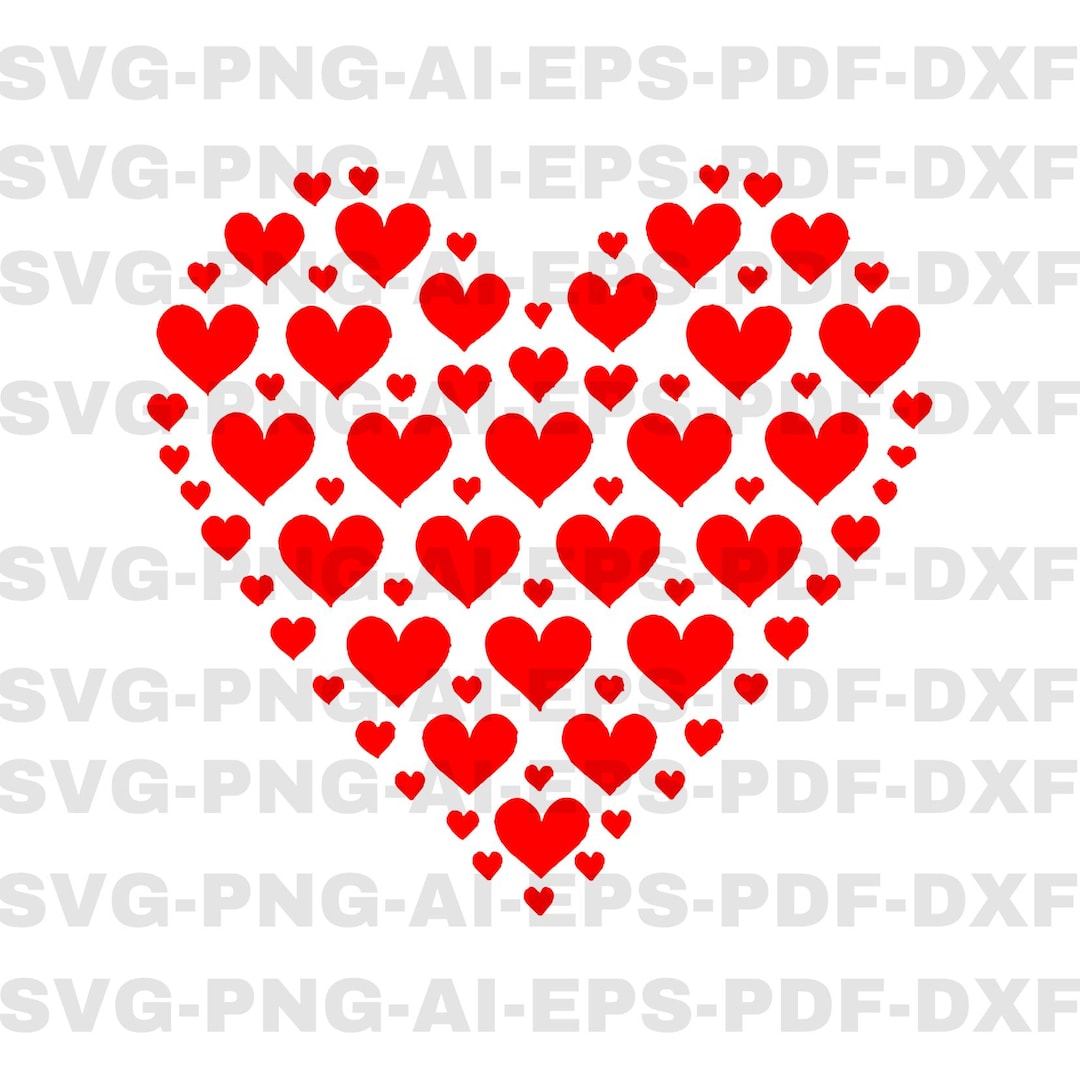 Heart Svg, Love Svg, Valentines Day Png, Cute Heart Clipart - Etsy