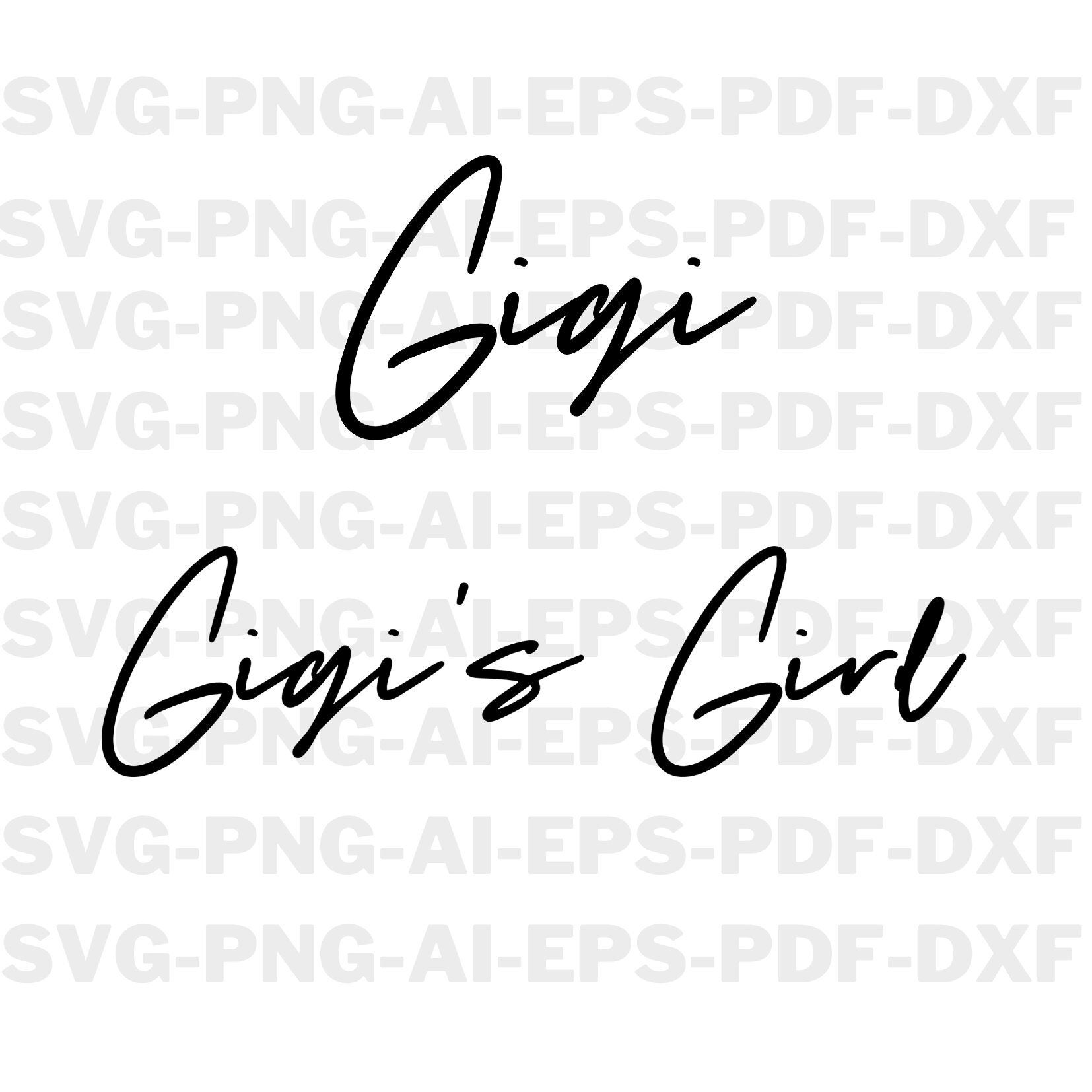 Gigi Svg, Gigi's Girl Svg, Baby Girl Svg, Grandma Svg - Etsy