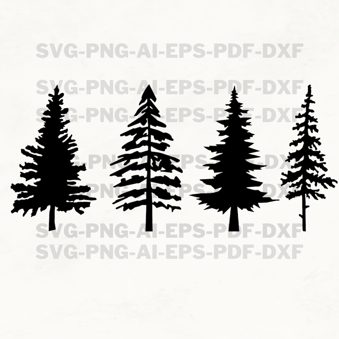 Tree SVG , Pine Tree Svg, Tree SVG, Forest Svg, Tree Line Svg,pine ...
