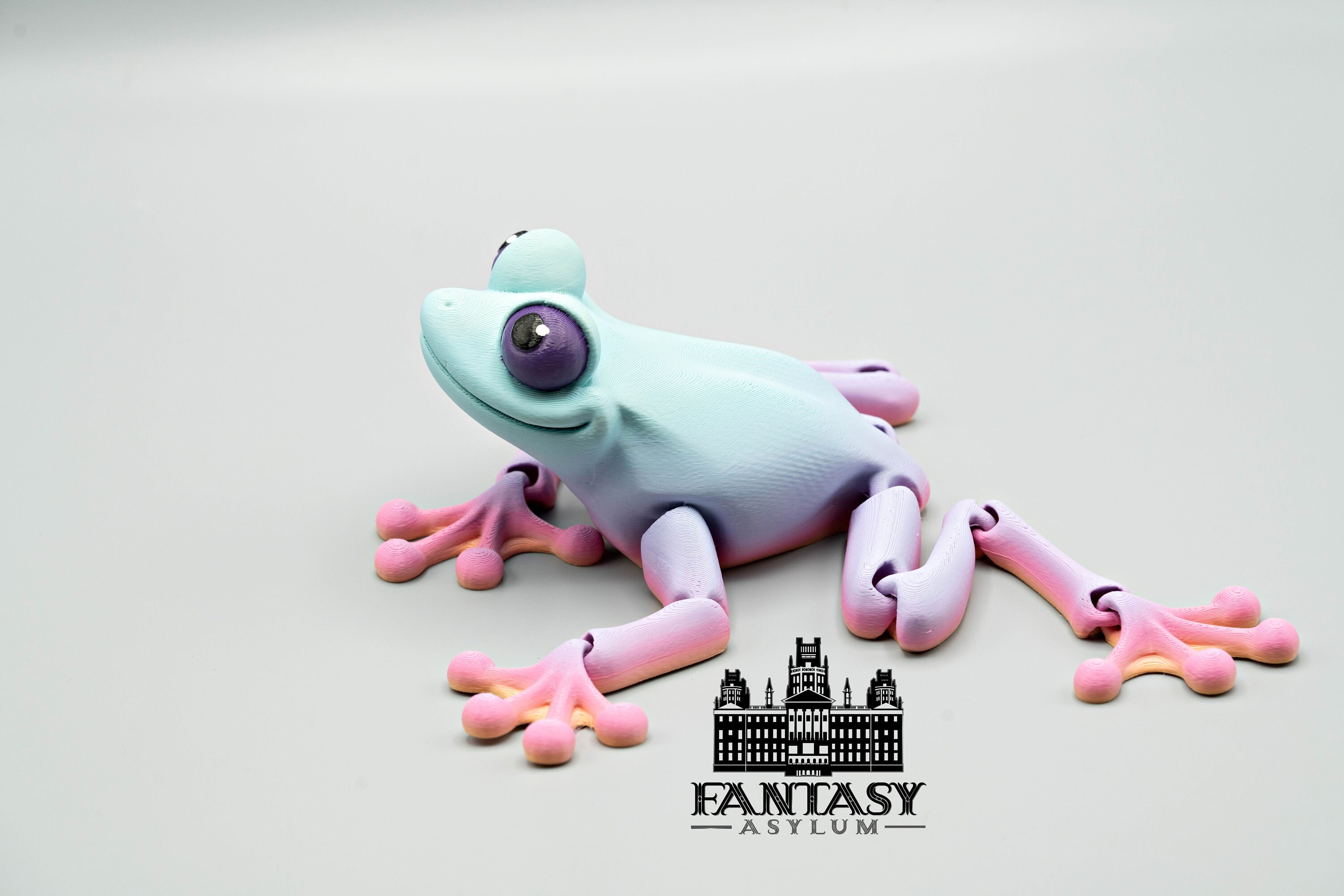 3D Printed Articulated LARGE Tree Frog Toy - Etsy