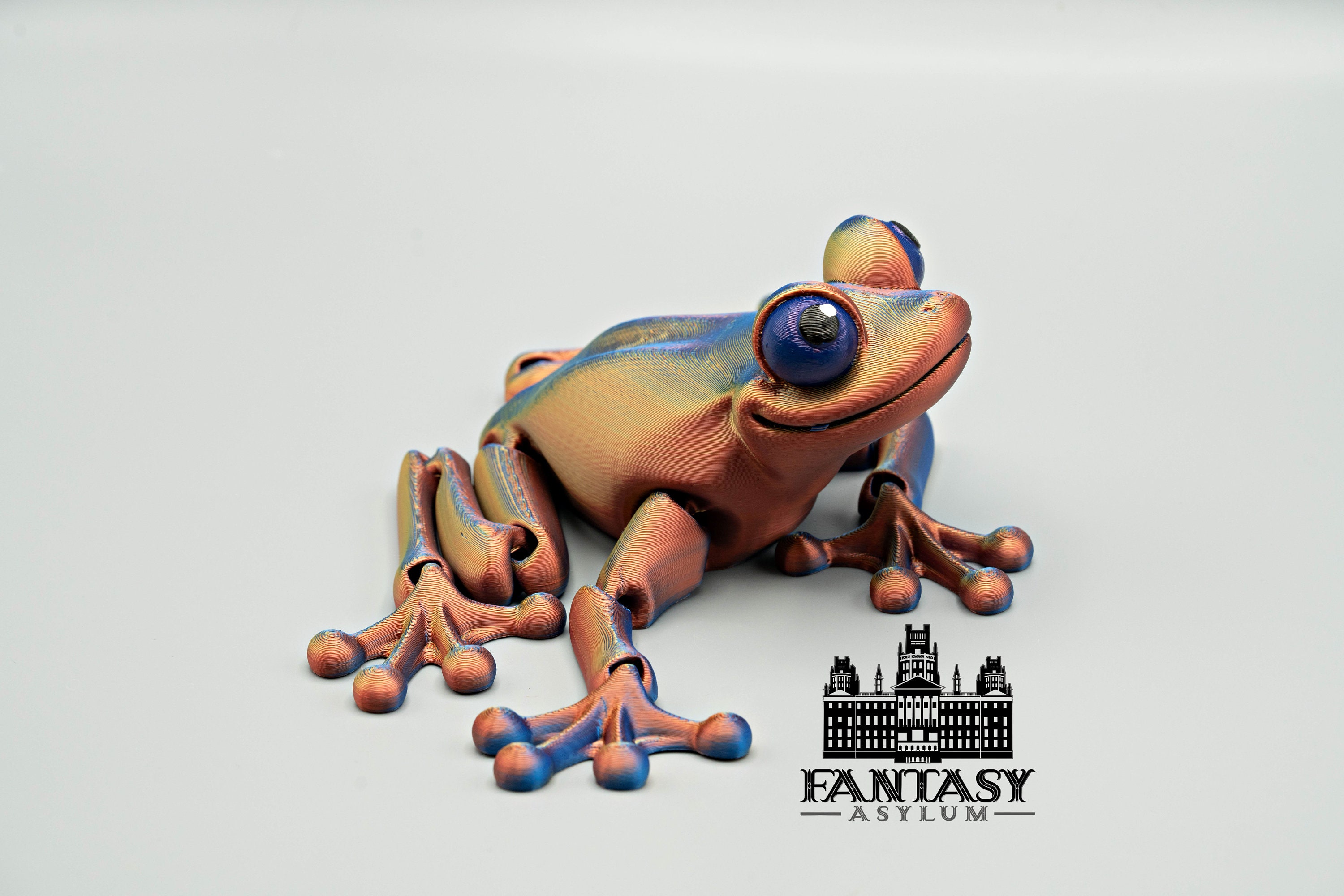 3D Printed Articulated LARGE Tree Frog Toy - Etsy