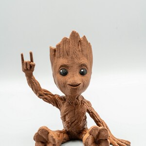 Groot Fan Art Statue Bust From Guardians of the Galaxy Rockstar Rock on ...