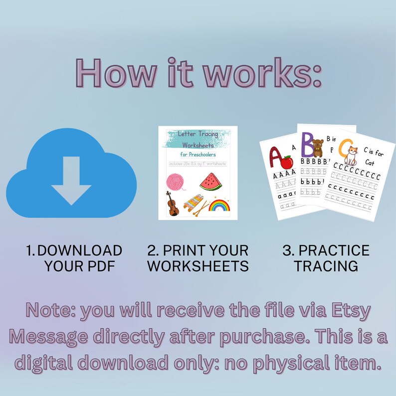 Educational Alphabet Tracing Practice Sheet: 26 Printable Worksheets ...