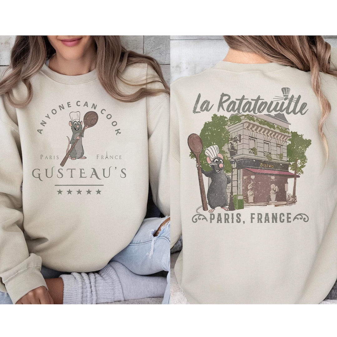 Vintage Retro Disney Pixar Ratatouille Remy Mouse Chef 2 Sides - Etsy