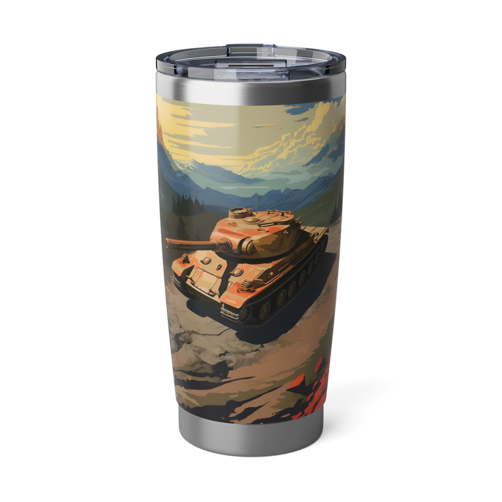 1940's Soviet Union Heavy IS-1 Tank, Stylized, Vagabond 20oz Tumbler ...