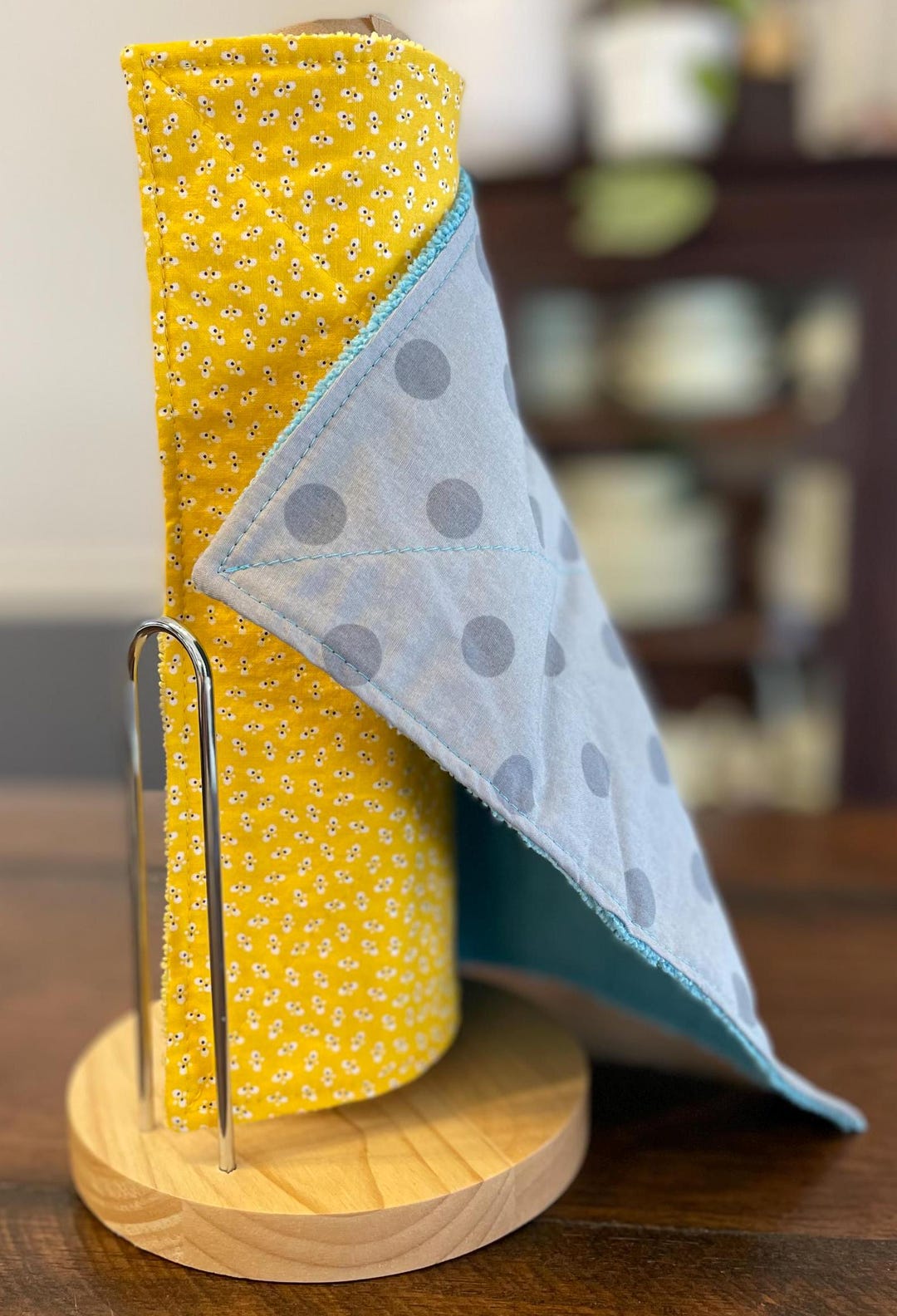 Reusable Paper Towel Set of 4; Unpaper Towels, Two-ply, Absorbent ...