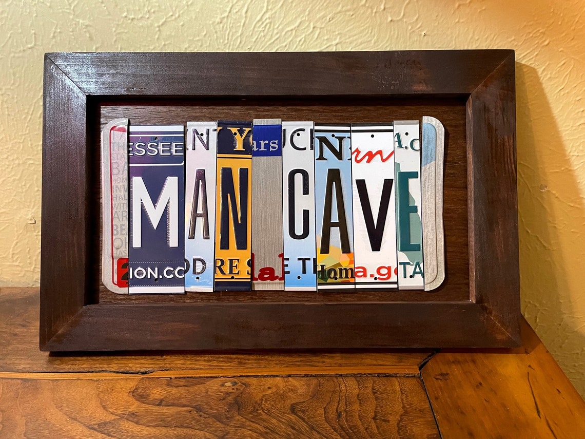 ARIZONA Wall Art License Plate Sign Man Cave Home Office Farmhouse ...