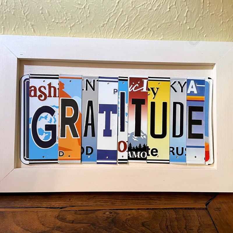 Gratitude Sign - Etsy