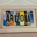 ARIZONA Wall Art License Plate Sign Man Cave Home Office Farmhouse ...
