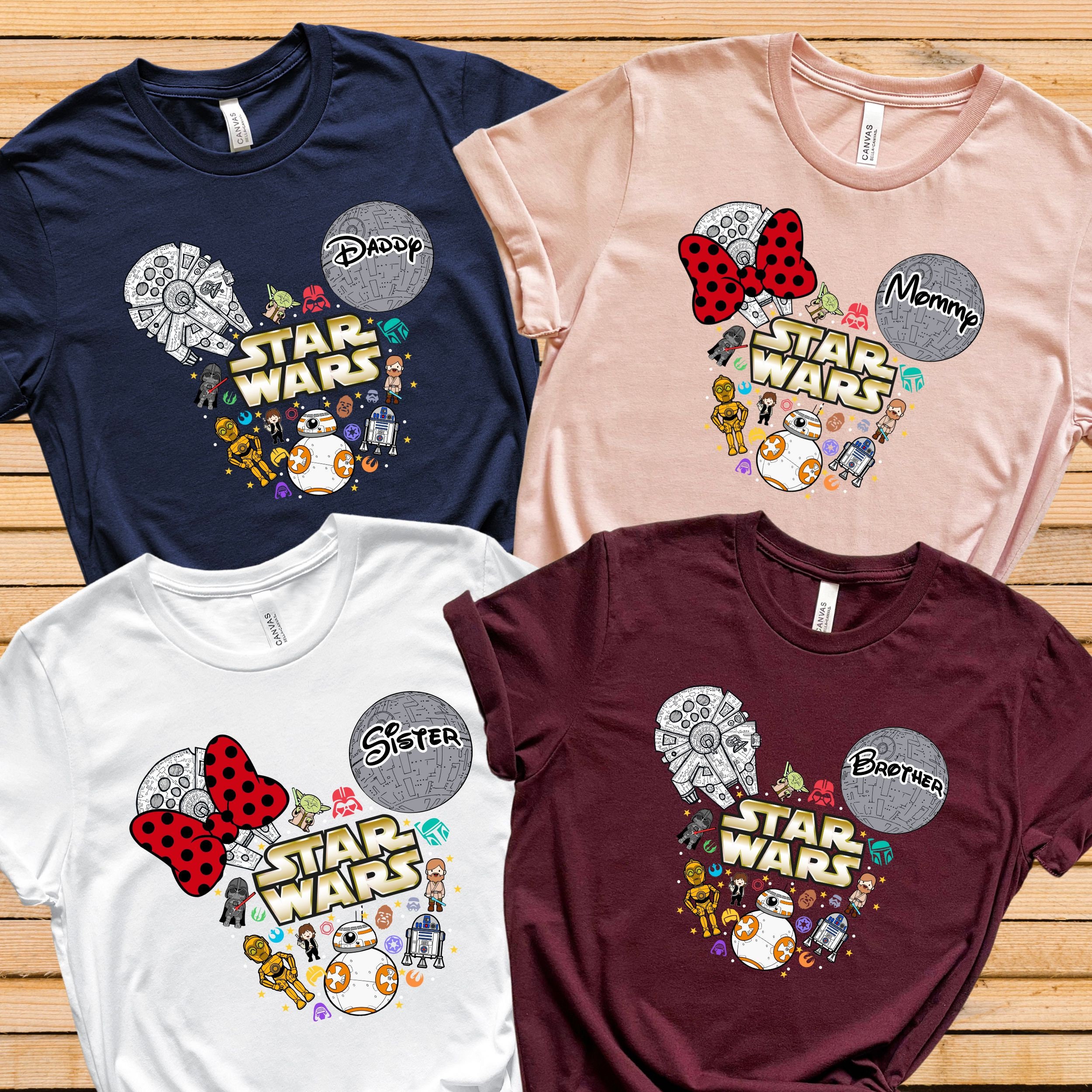 Custom Star Wars Shirts, Disney Star Wars Family Shirts, Star Wars ...