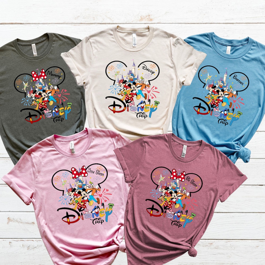 Custom Disney 2025 Shirt, Custom Disney Trip Shirts, Personalized ...