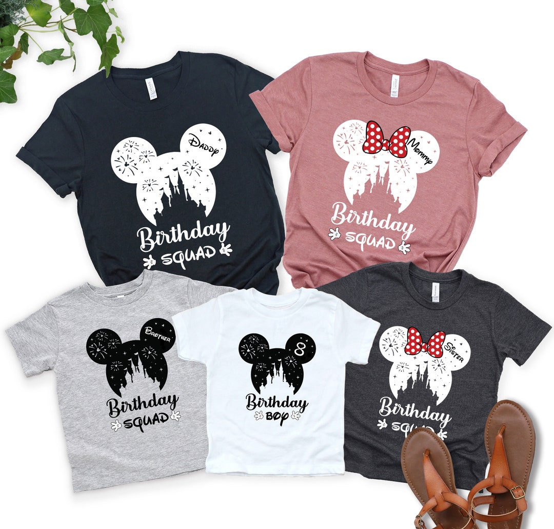 Disney Birthday Boy Shirt, Disney Birthday Ever Shirt, Custom Disney ...