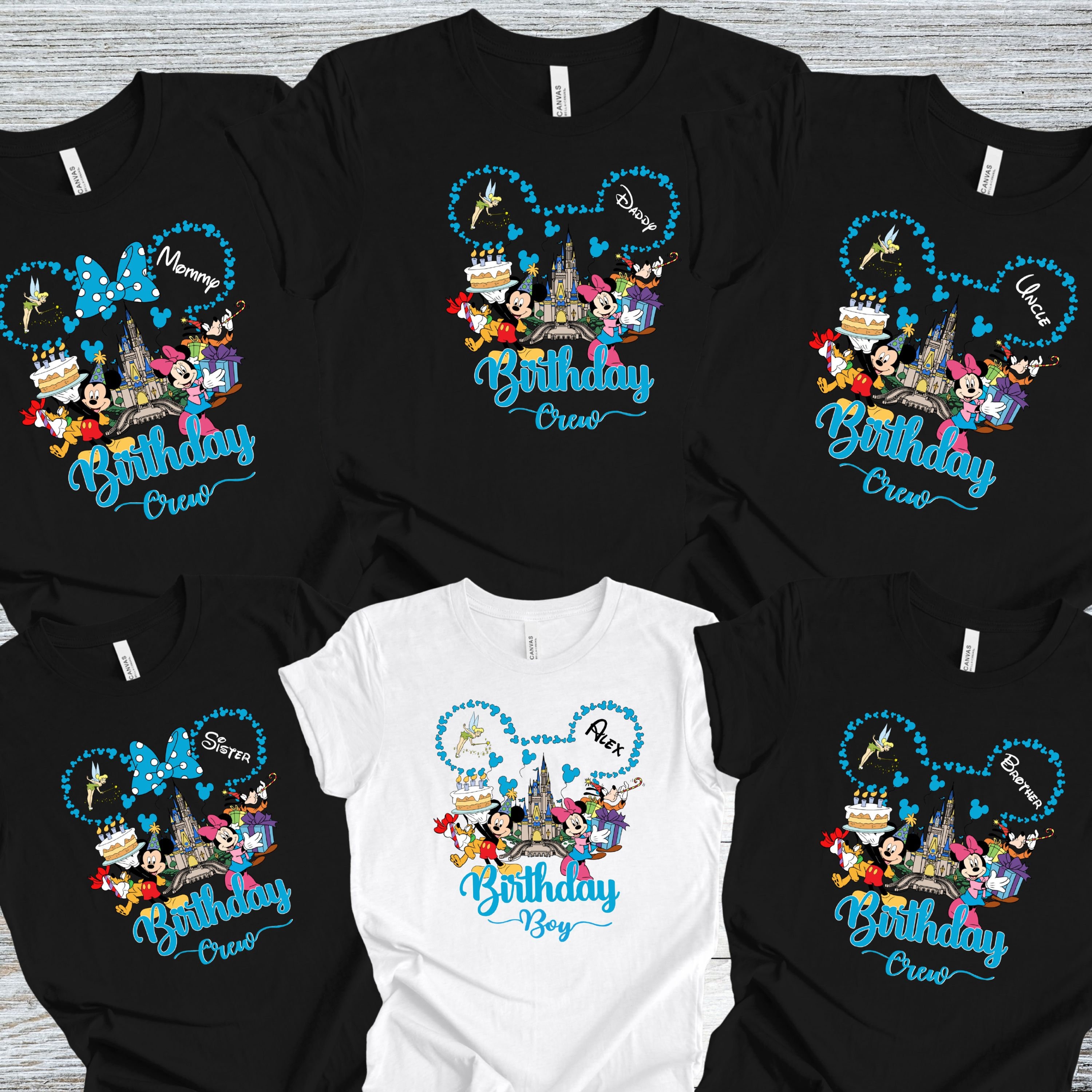 Disney Birthday Shirt, Disney Birthday Crew Shirt, Disney Family ...