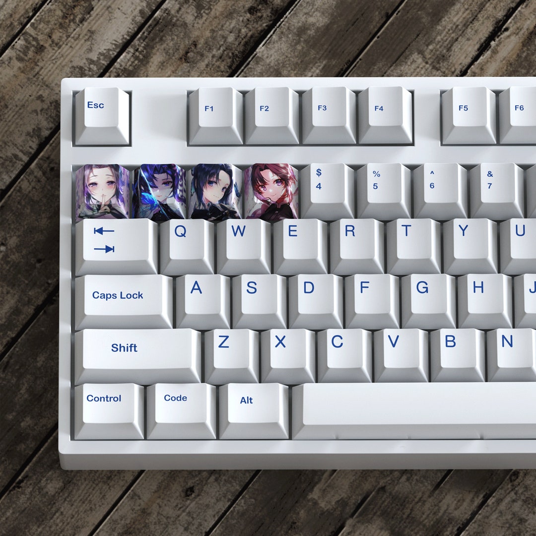 De.mon.sla.yer Keycaps Anime Keycaps Customized Keycaps - Etsy