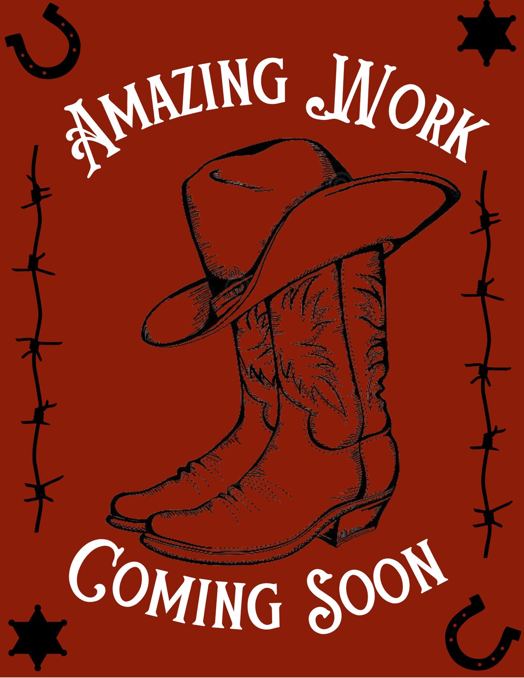 Western - Amazing Work Display - Etsy