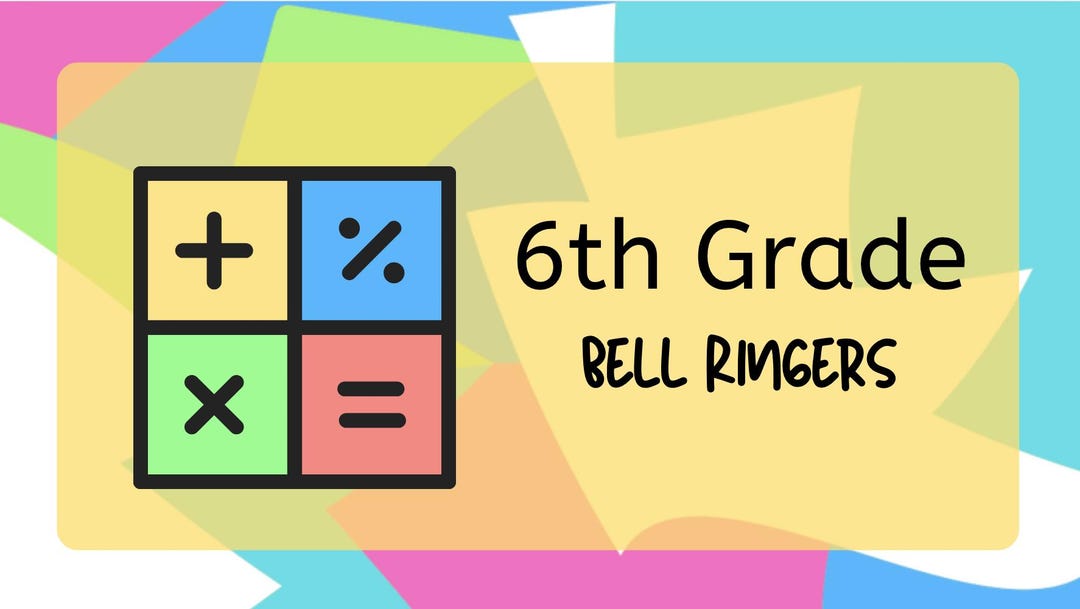 6th Grade Math Bellringers - Etsy