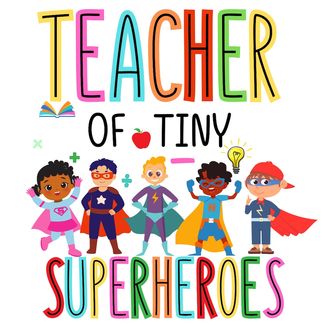 Teacher of Tiny Superheroes - Etsy