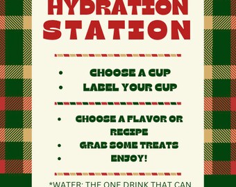 Hydration Station Classroom Sign - Etsy