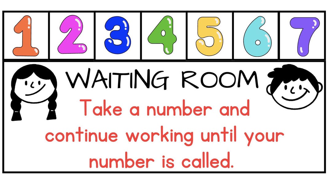 Classroom Waiting System - Etsy