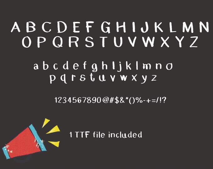 Commercial Use Approved, Hardbelle Font, Hand Writing, TTF File - Etsy