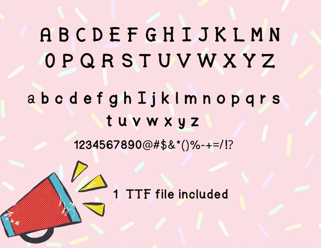 Commercial Use Izzy Font, Hand Writing, TTF File - Etsy