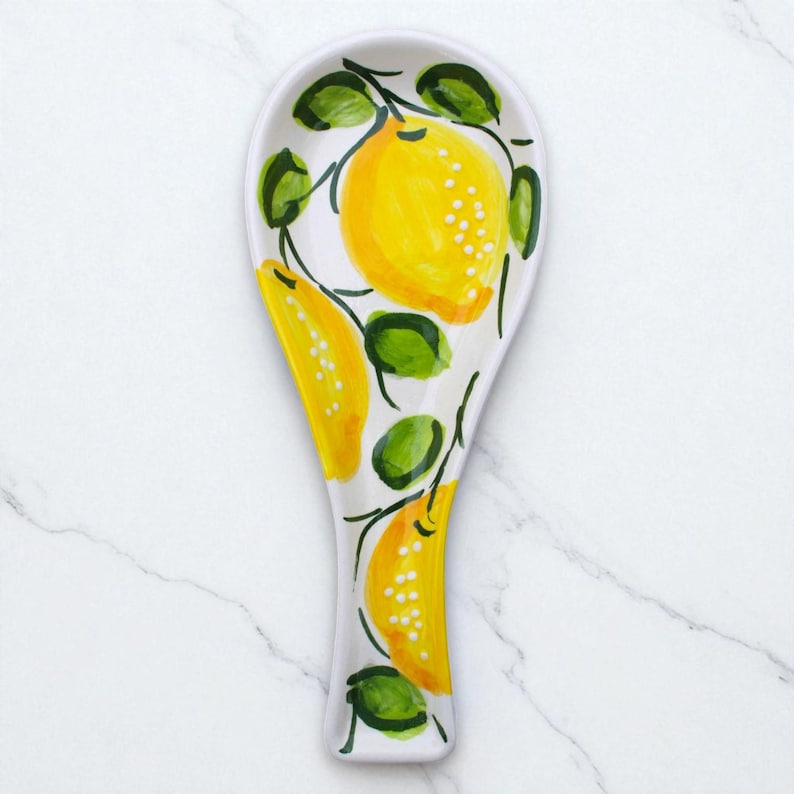 Handmade Ceramic Spoon Rest: Floral Kitchen Decor - Etsy