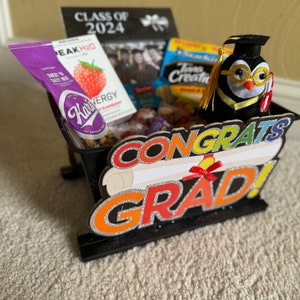 Graduation Gift Basket - Etsy