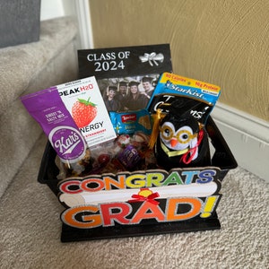 Graduation Gift Basket - Etsy
