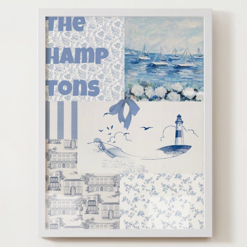 Hamptons Prints - Etsy Australia