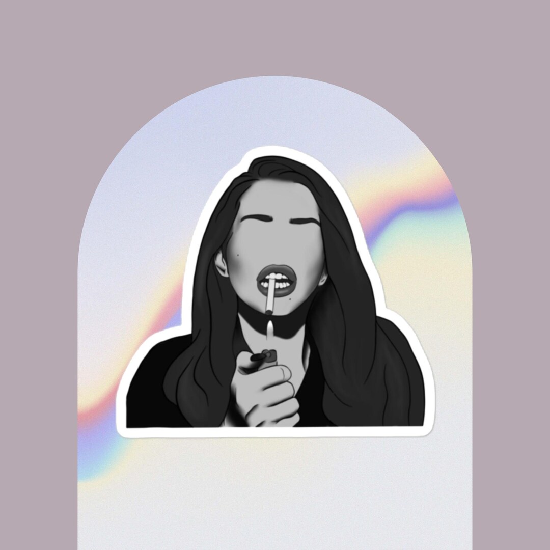 Lana Del Rey Sticker Art Sticker Music Artist Ultraviolence - Etsy