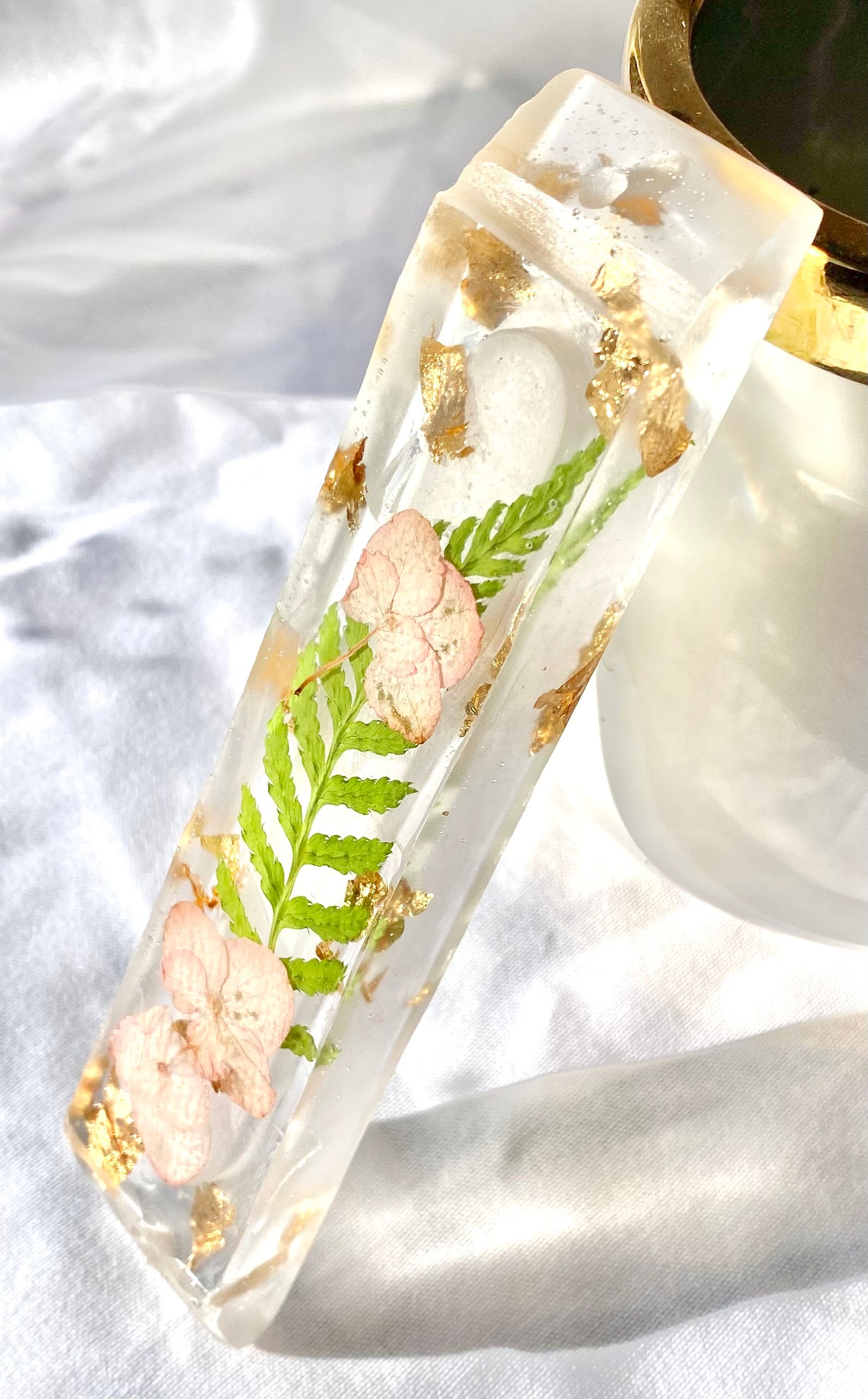 Jewish Wedding Chuppah Glass Shards and Dried Flower Mezuzah- Custom ...